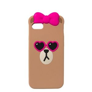 Accessories | Iphone 7 Line Friends Choco Phone Case | Poshmark